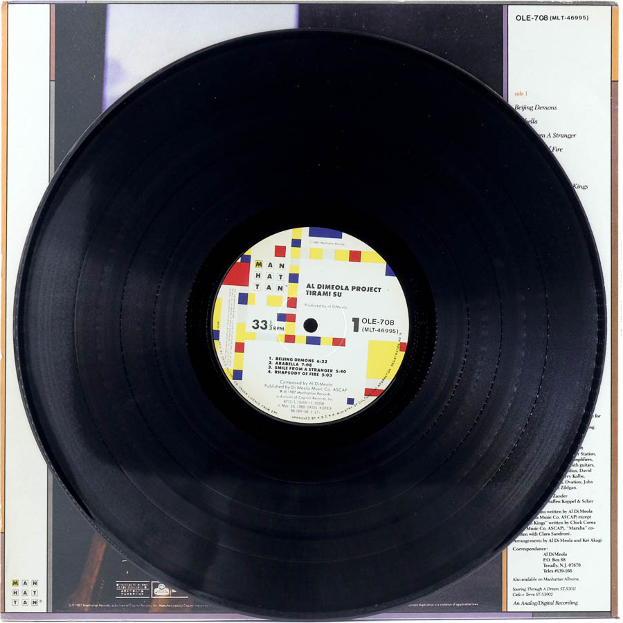 Al Di Meola Project - Tirami Su - Raw Music Store