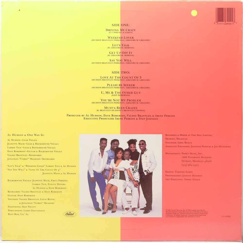 Al Hudson And One Way - A New Beginning - Raw Music Store