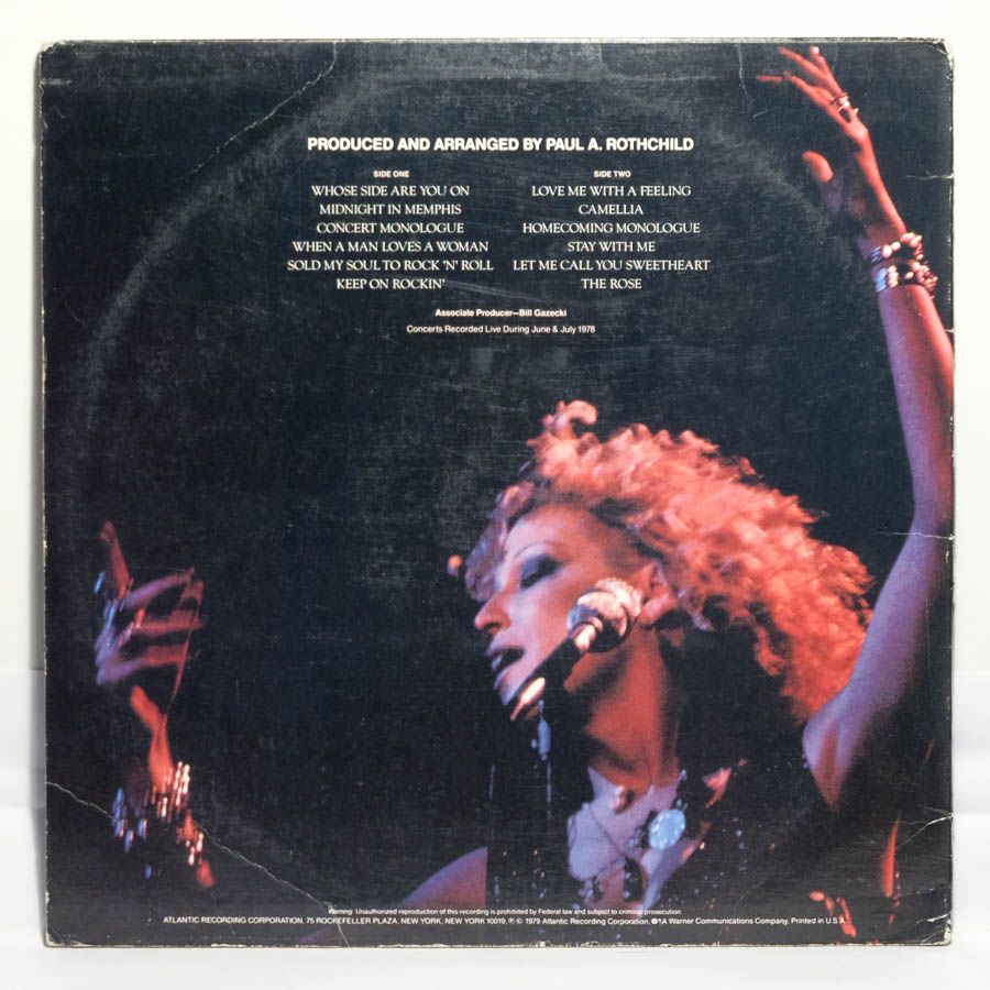 Bette Midler - The Rose - The Original Soundtrack Recording - Raw Music ...