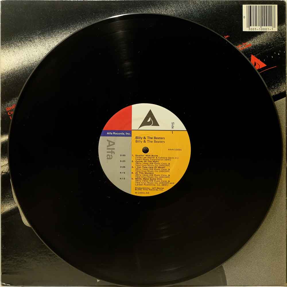 Billy Vera & The Beaters - Billy & The Beaters - Raw Music Store