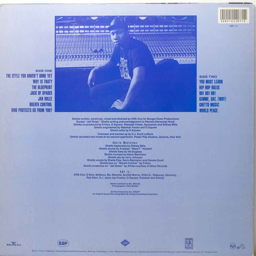 Boogie Down Productions - Ghetto Music: The Blueprint Of Hip Hop - Raw ...