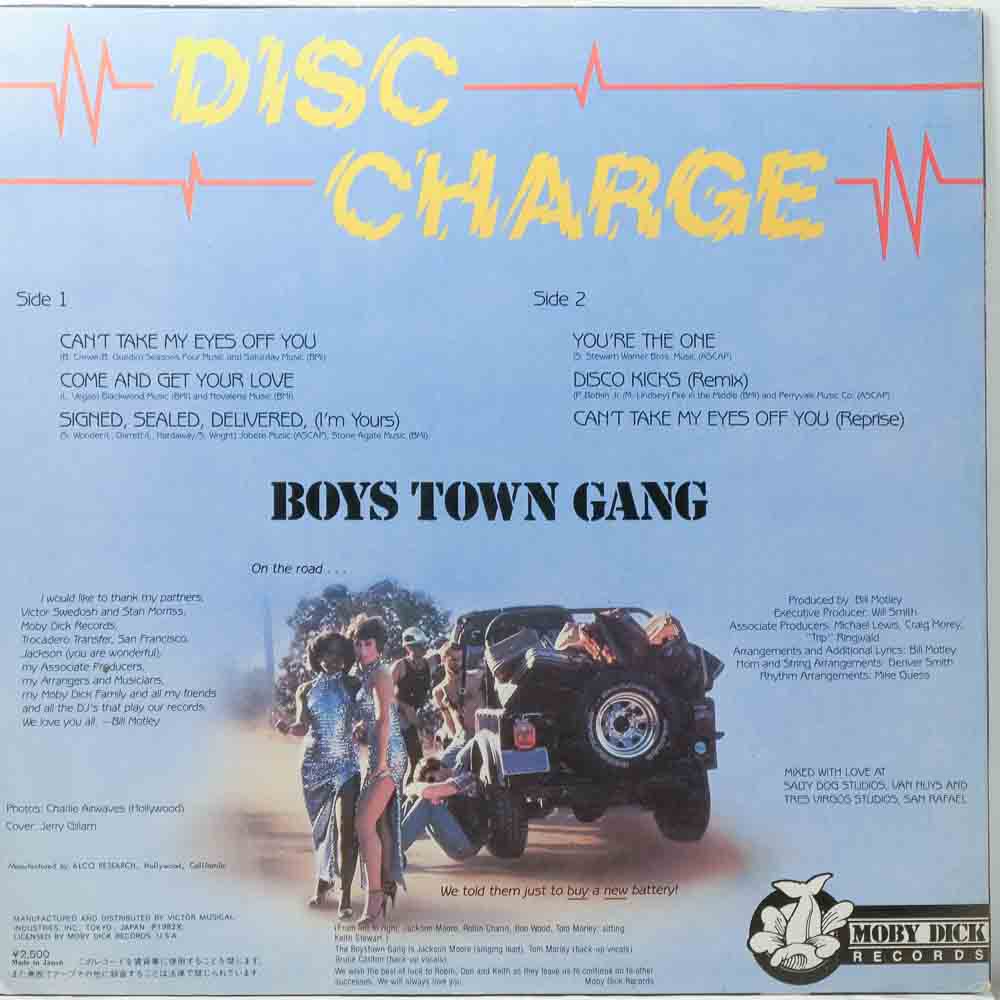 Boys Town Gang - Disc Charge - Raw Music Store