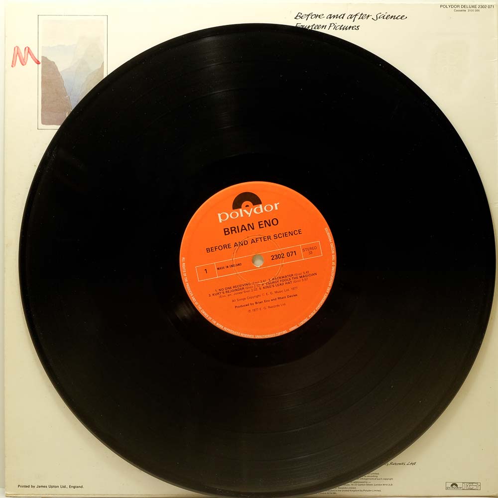 Brian Eno - Before And After Science - Raw Music Store