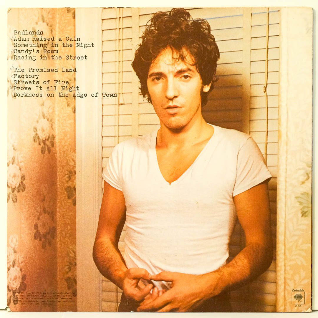 Bruce Springsteen - Darkness On The Edge Of Town - Raw Music Store