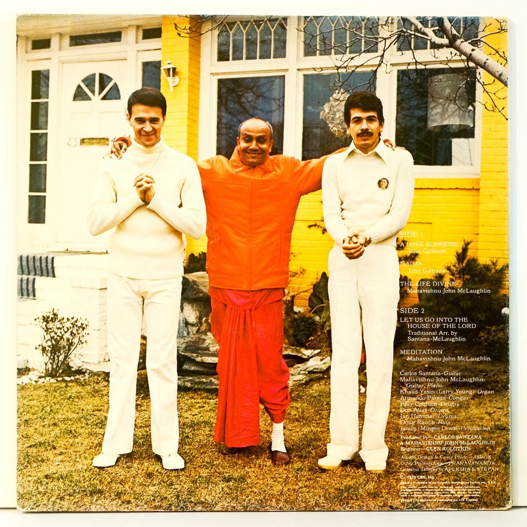 Carlos Santana / John McLaughlin - Love Devotion Surrender - Raw Music ...
