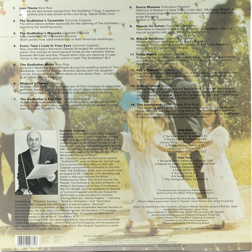 Carmine Coppola, Nino Rota, Francesco Pennino, The Milan Philharmonia ...