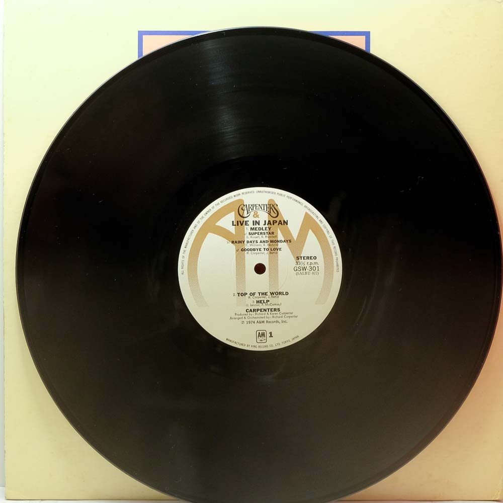 Carpenters - Live In Japan - Raw Music Store