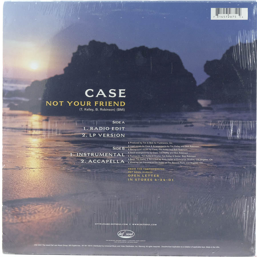 Case - Not Your Friend - Raw Music Store