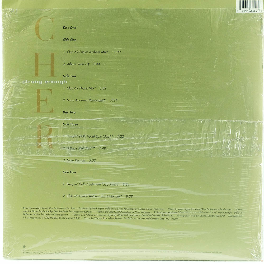 Cher - Strong Enough - Raw Music Store