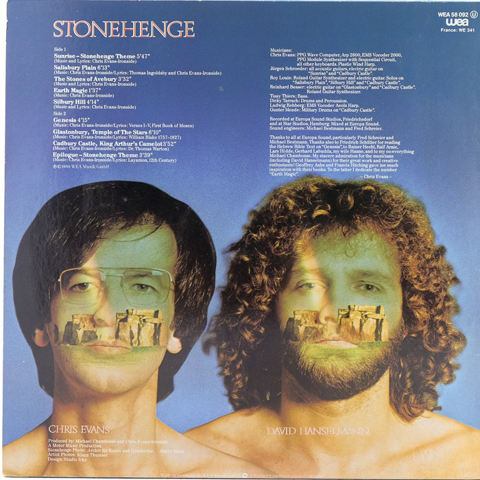 Chris Evans-Ironside And David Hanselmann - Stonehenge - Raw Music Store