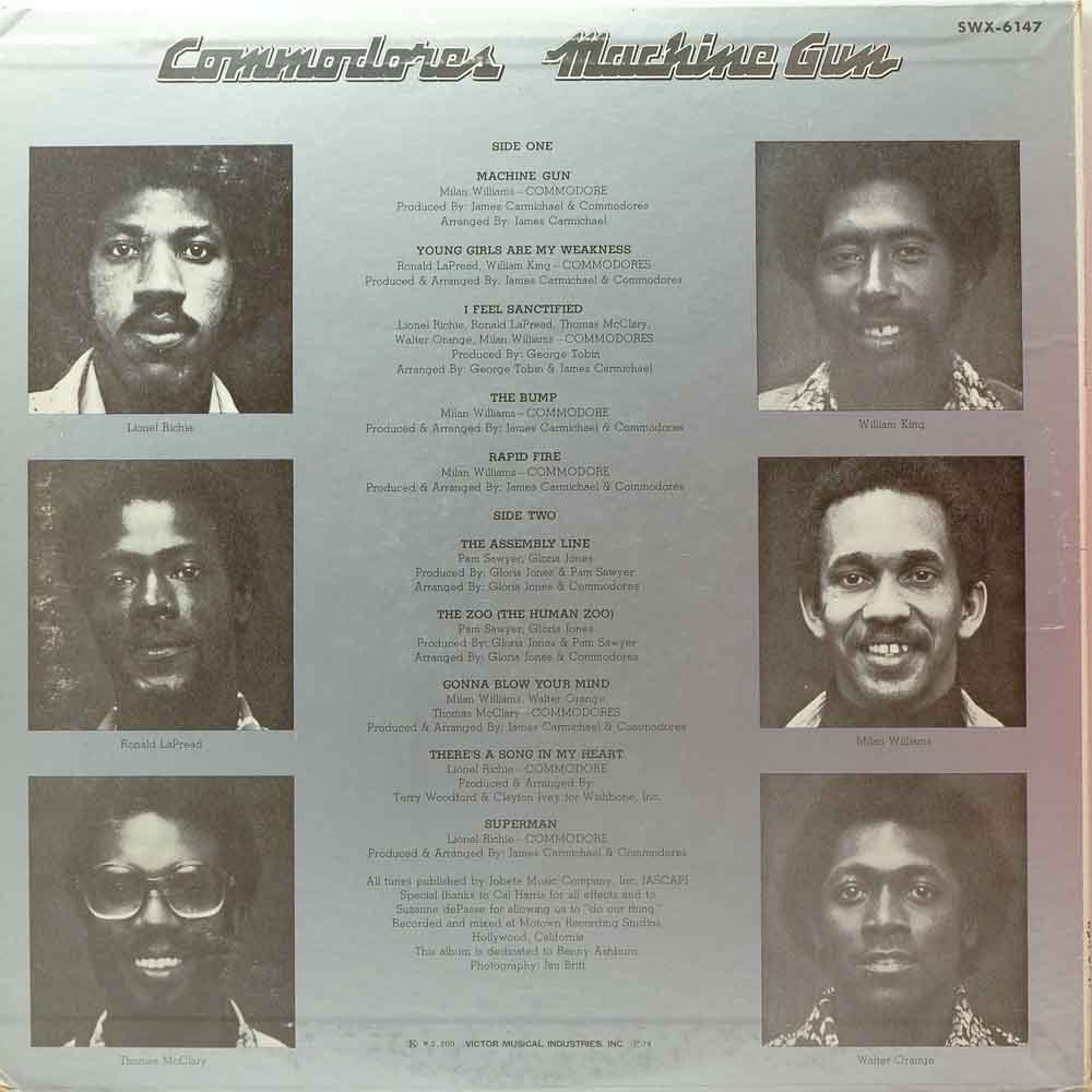 Commodores - Machine Gun - Raw Music Store