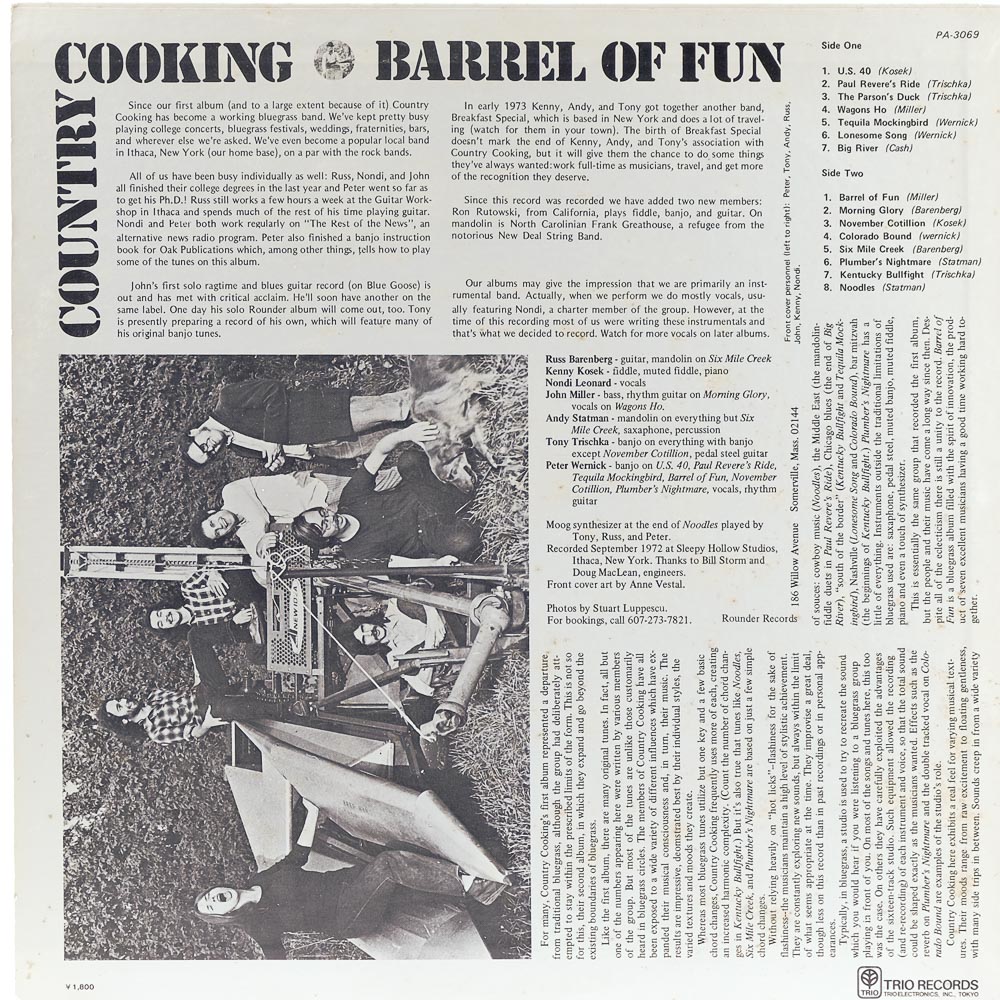 Country Cooking - Barrel Of Fun - Raw Music Store