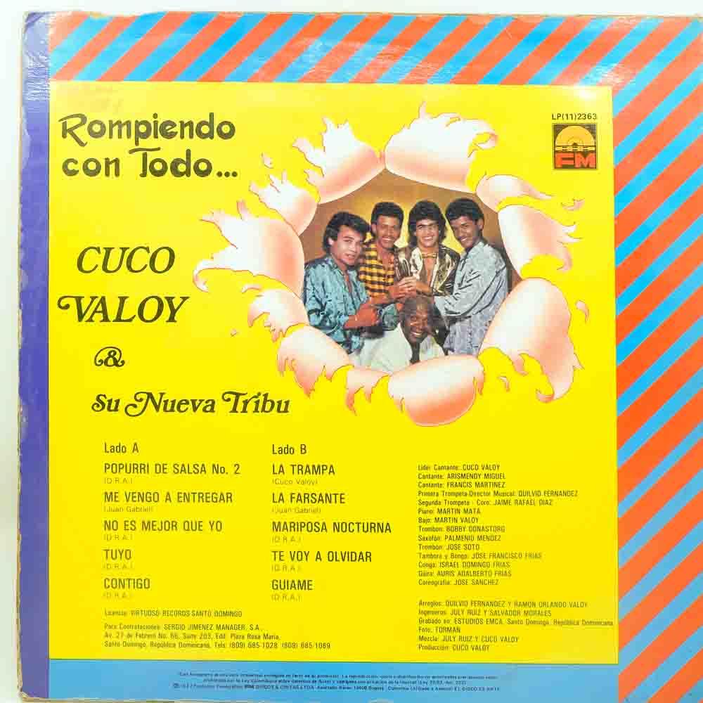 Cuco Valoy Y Su Nueva Tribu - Rompiendo Con Todo... - Raw Music Store