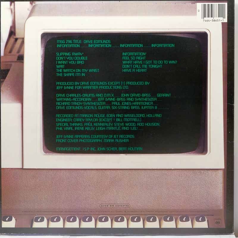 Dave Edmunds - Information - Raw Music Store