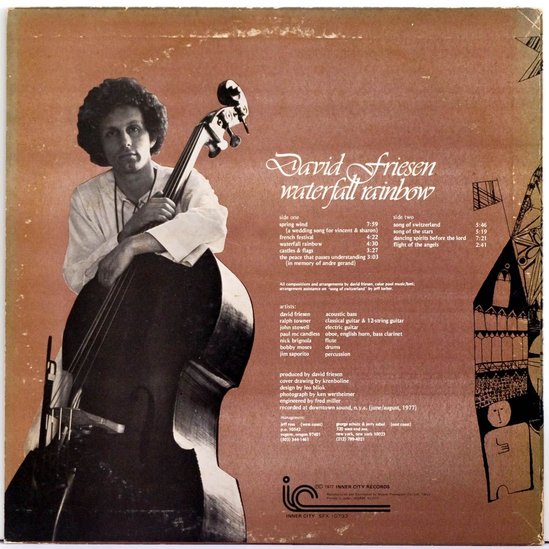 David Friesen - Waterfall Rainbow - Raw Music Store