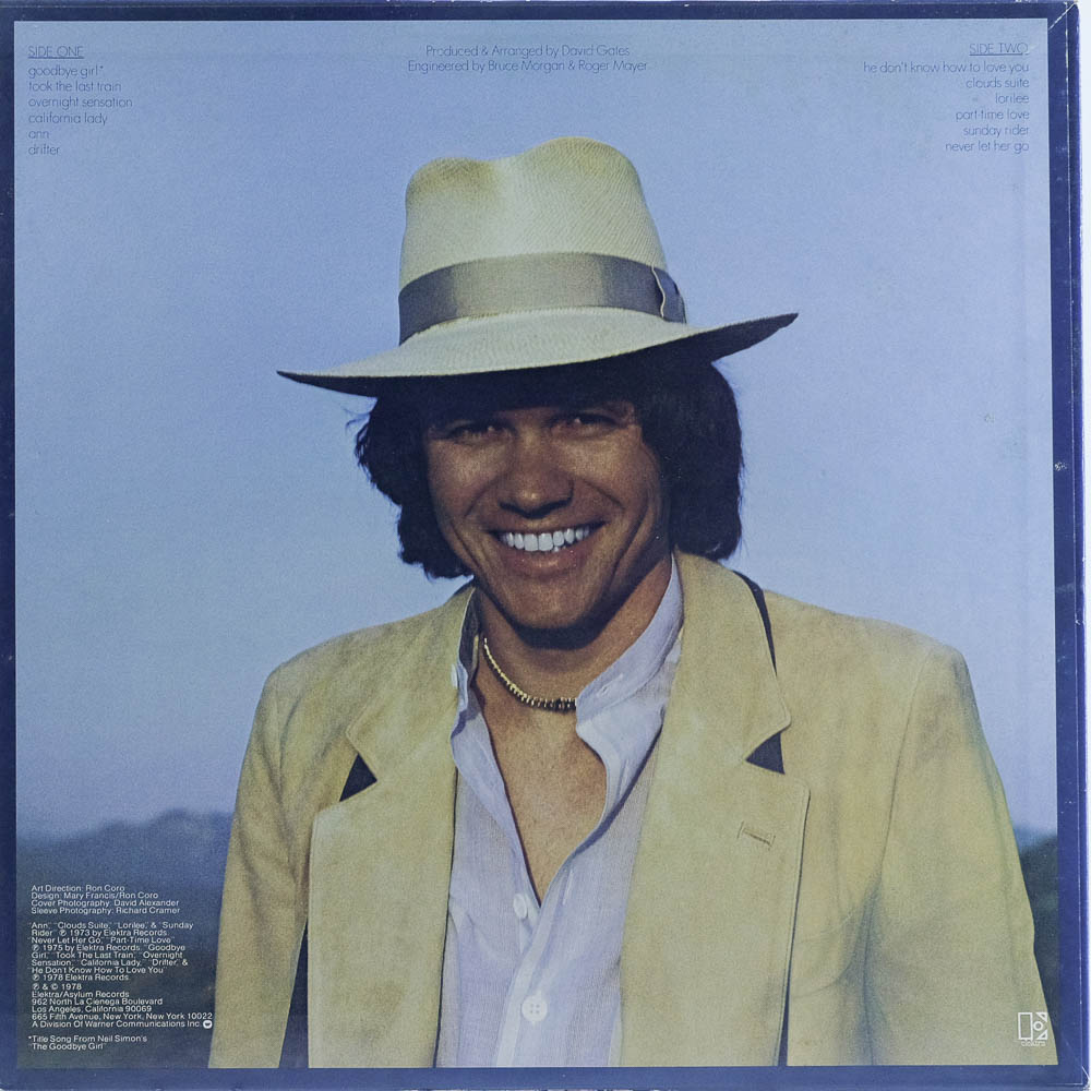 David Gates - Goodbye Girl - Raw Music Store