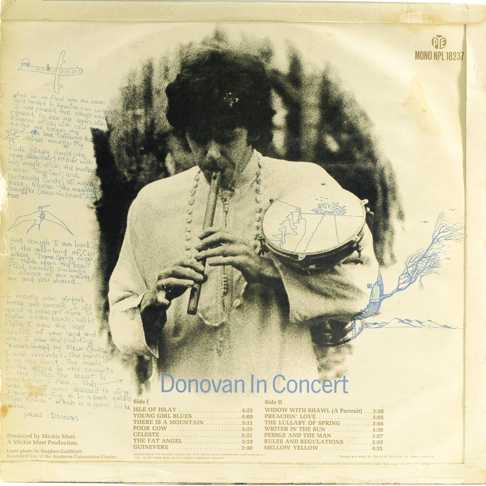 Donovan - Donovan In Concert - Raw Music Store