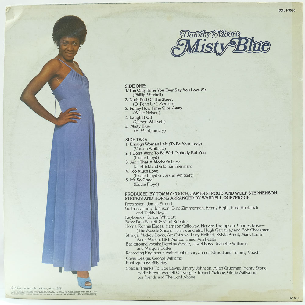 Dorothy Moore - Misty Blue - Raw Music Store