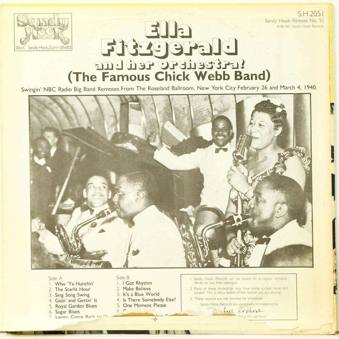 Ella Fitzgerald And Her Famous Orchestra - Swingin' NBC Radio 1940 Big ...