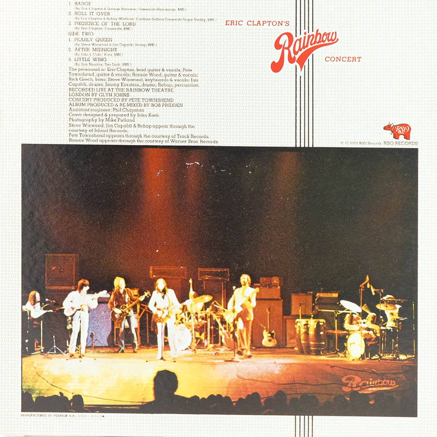 Eric Clapton - Eric Clapton's Rainbow Concert - Raw Music Store
