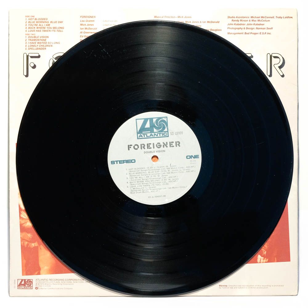 Foreigner - Double Vision - Raw Music Store
