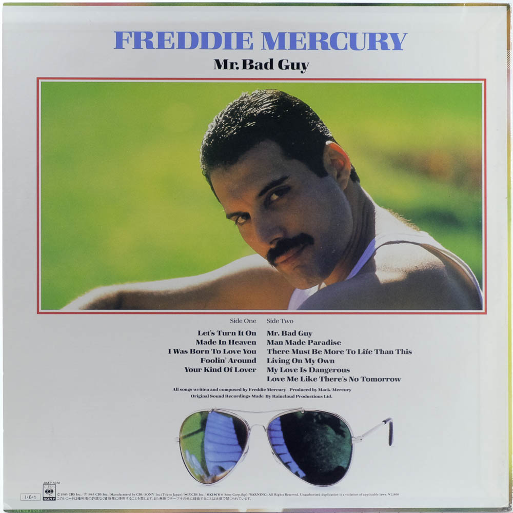 Freddie Mercury - Mr. Bad Guy - Raw Music Store