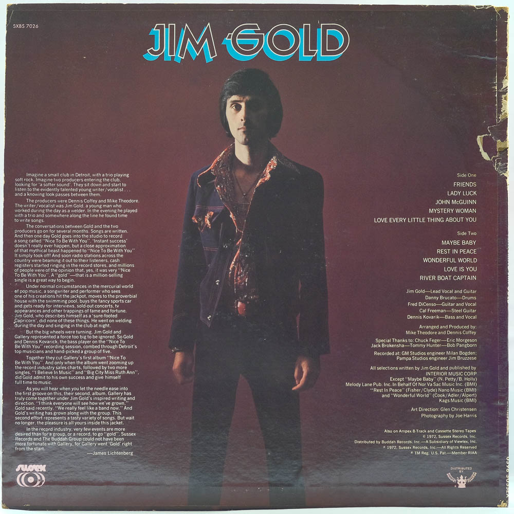 Gallery Featuring Jim Gold - Gallery Featuring Jim Gold - Raw Music Store