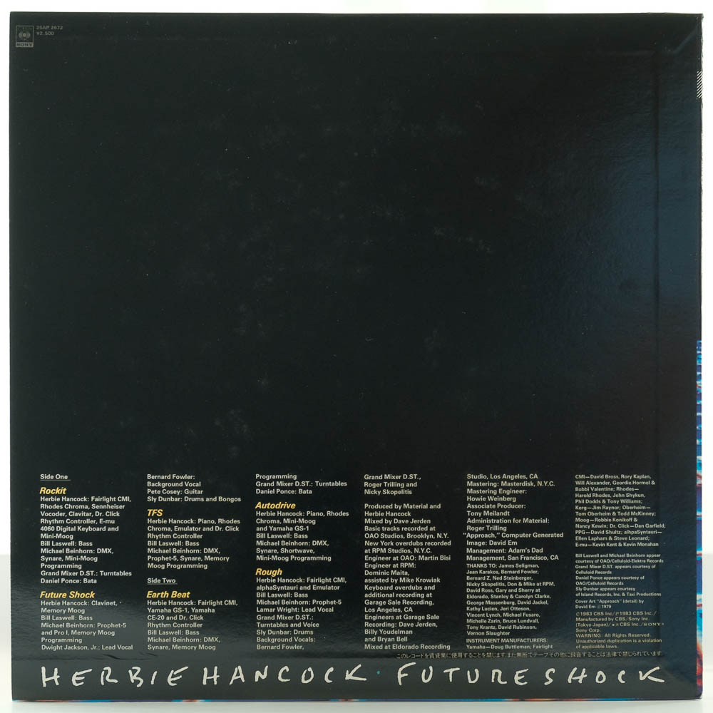 Herbie Hancock - Future Shock - Raw Music Store