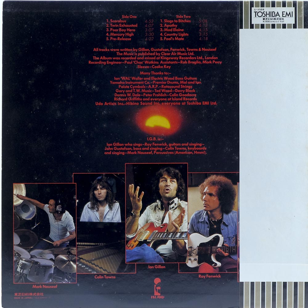 Ian Gillan Band - Scarabus - Raw Music Store