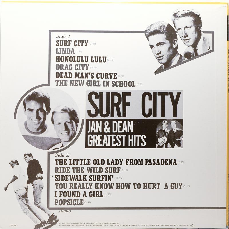 Jan & Dean - Surf City Greatest Hits - Raw Music Store