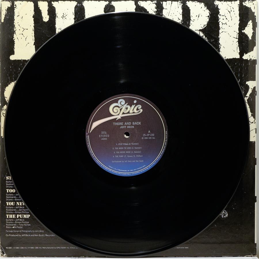 Jeff Beck - There and Back - Raw Music Store