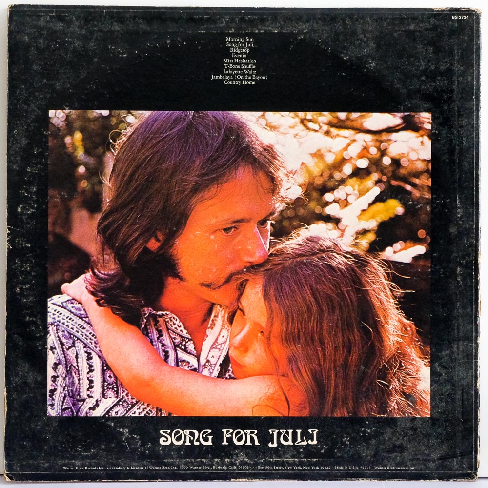 Jesse Colin Young - Song For Juli - Raw Music Store