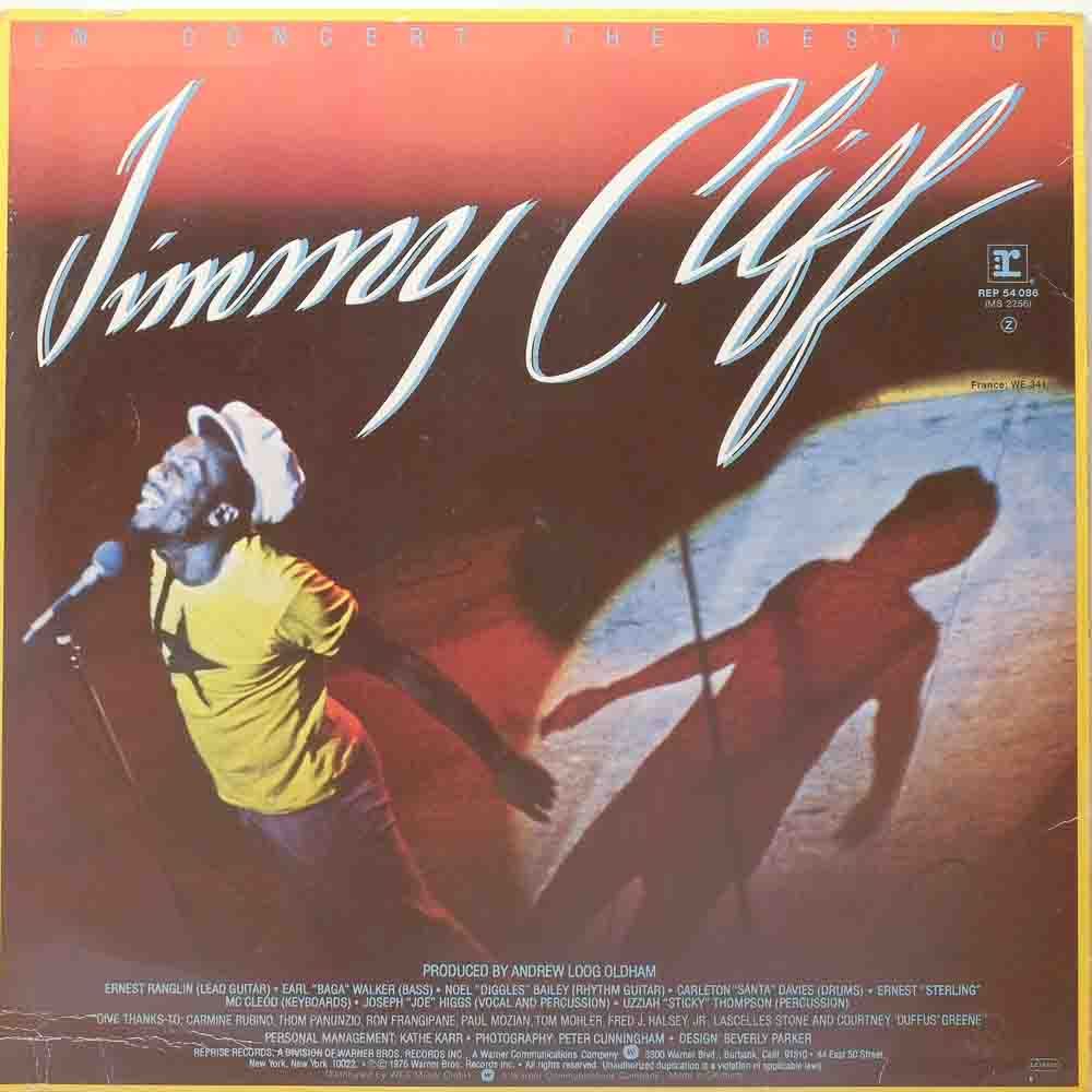 Jimmy Cliff - In Concert - The Best Of Jimmy Cliff - Raw Music Store