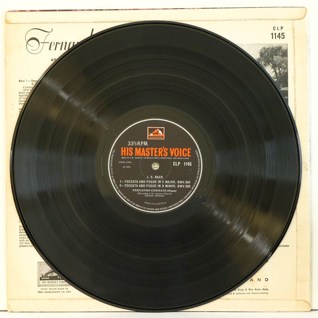 Johann Sebastian Bach - Fernando Germani - Toccata And Fugue In C Major ...