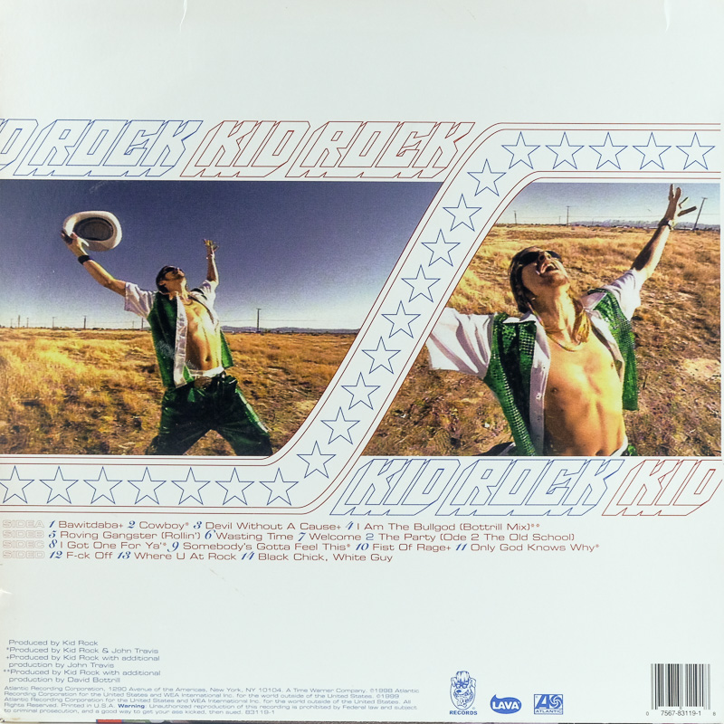 Kid Rock - Devil Without A Cause - Raw Music Store