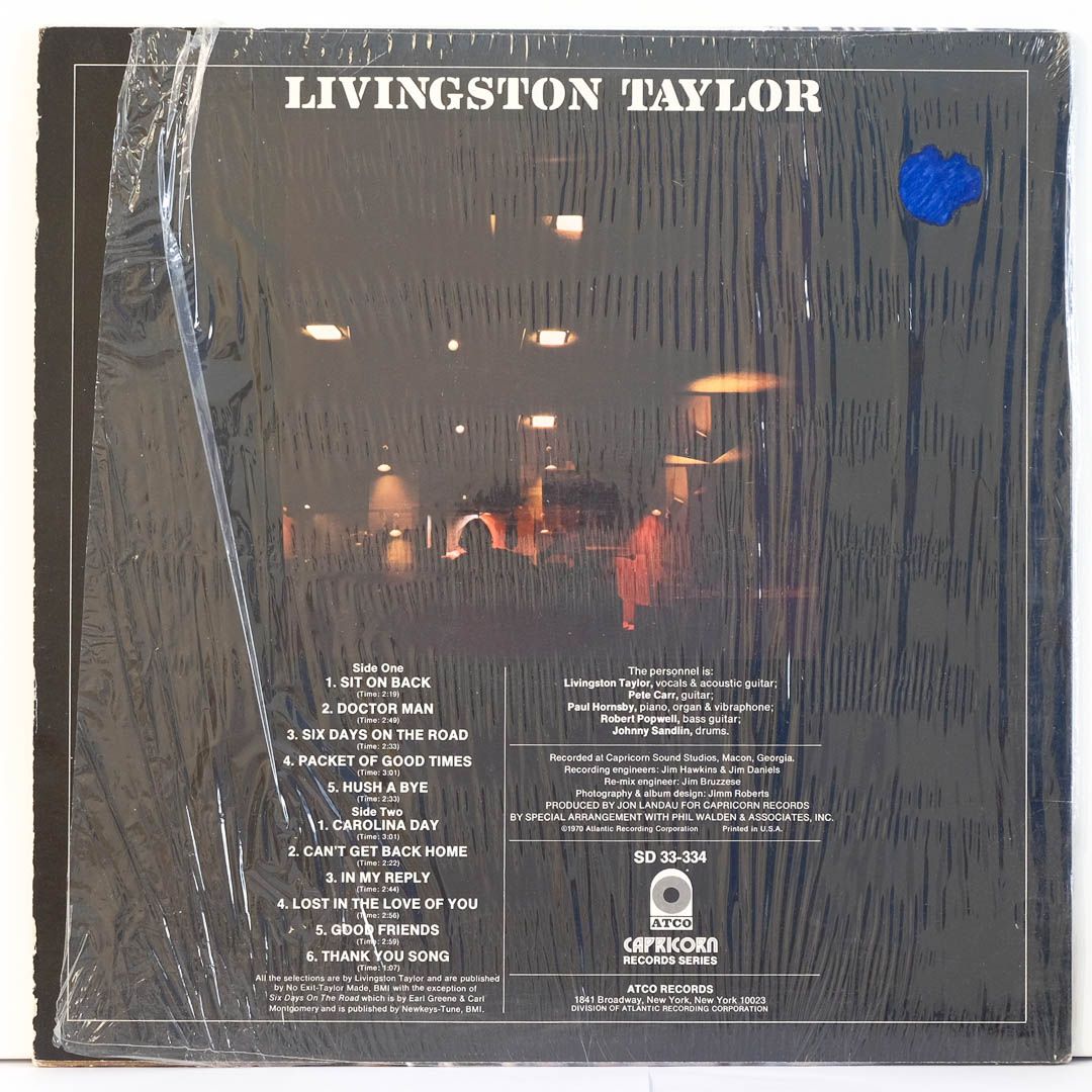 Livingston Taylor - Livingston Taylor - Raw Music Store
