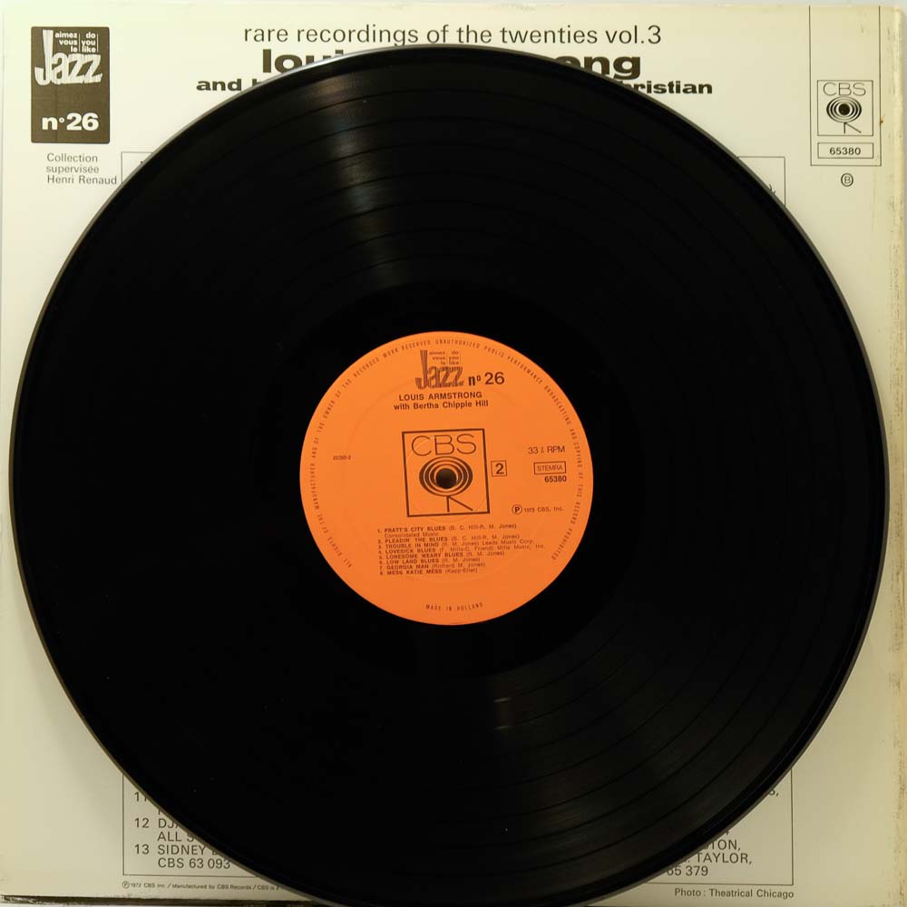 Louis Armstrong And His Hot Four With Lillie Delk Christian / Louis ...