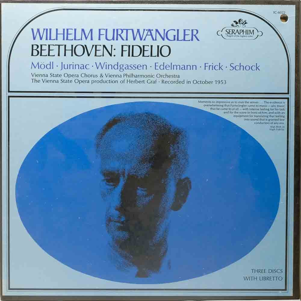 Ludwig Van Beethoven, Wilhelm Furtwangler, Martha Madl, Sena Jurinac, Wolfgang Windgassen, Otto ...