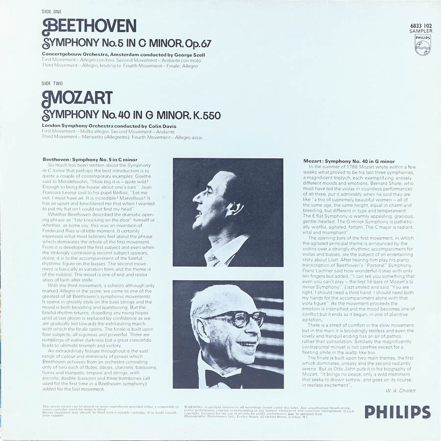 Ludwig van Beethoven / Wolfgang Amadeus Mozart - Symphony No. 5 ...