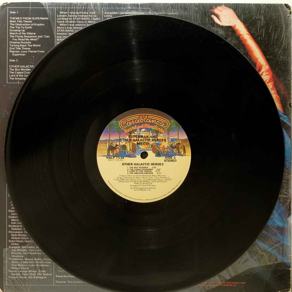 Meco Monardo - Superman And Other Galactic Heroes - Raw Music Store