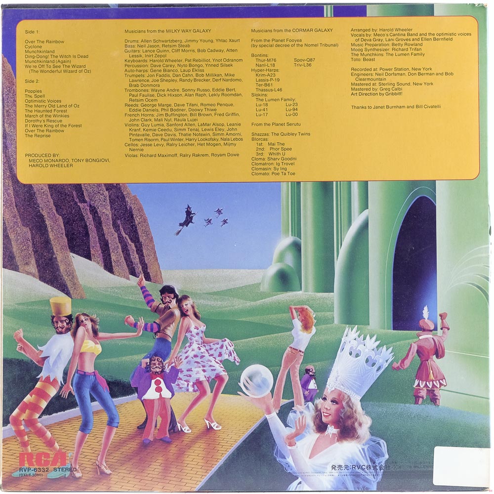 Meco Monardo - The Wizard Of Oz - Raw Music Store