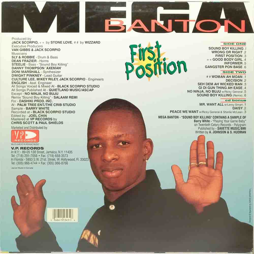 Mega Banton - First Position - Raw Music Store
