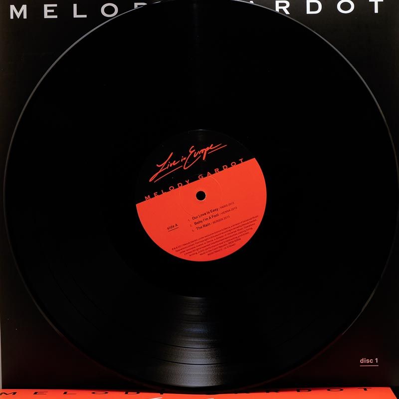 Melody Gardot - Live In Europe - Raw Music Store