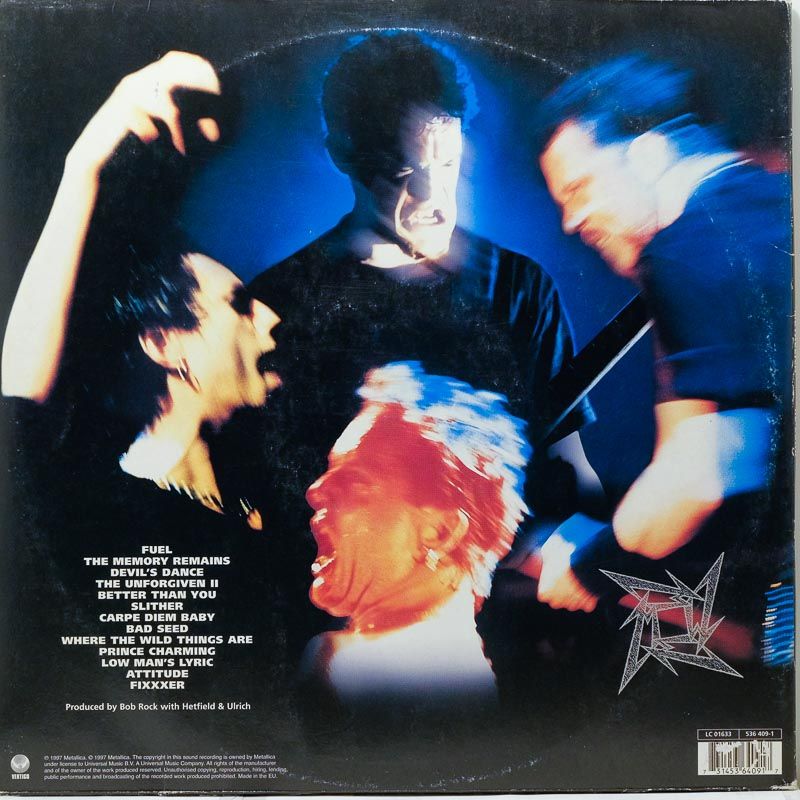 Metallica - Reload - Raw Music Store