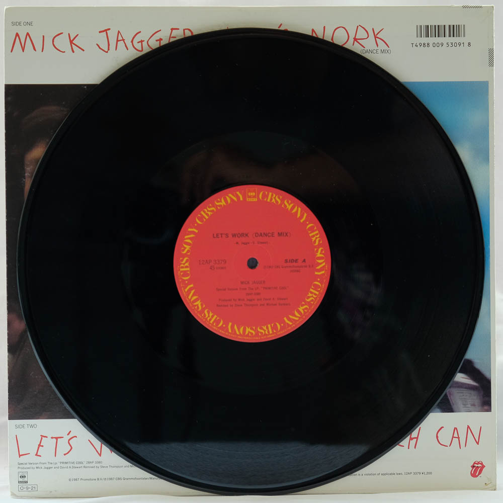 Mick Jagger - Let's Work - Raw Music Store