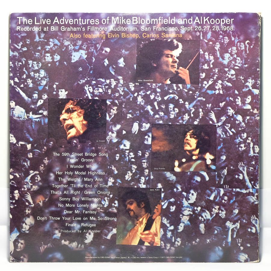 Mike Bloomfield And Al Kooper - The Live Adventures Of Mike Bloomfield And Al Kooper - Raw Music ...
