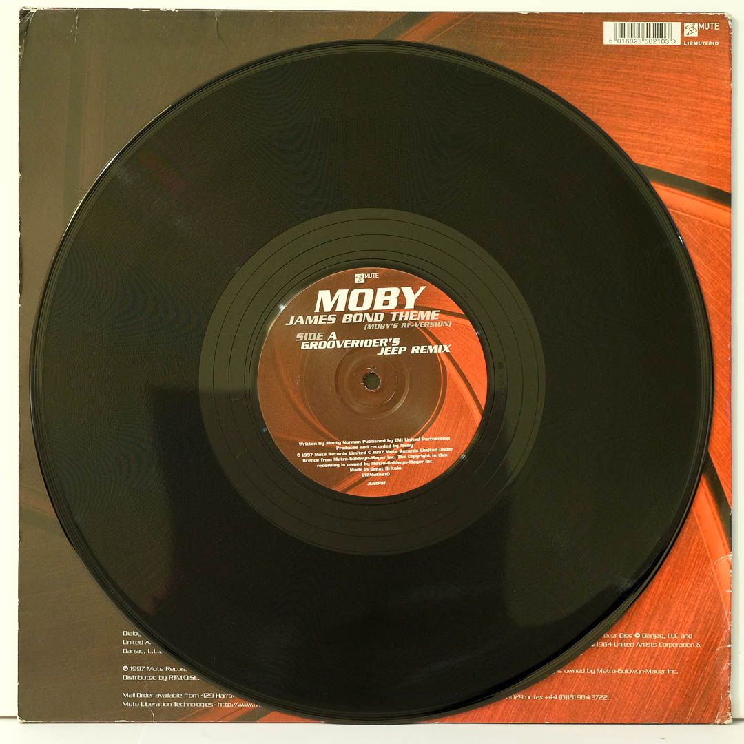 Moby - James Bond Theme (Moby's Re-Version) - Raw Music Store