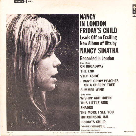 Nancy Sinatra - Nancy In London - Raw Music Store