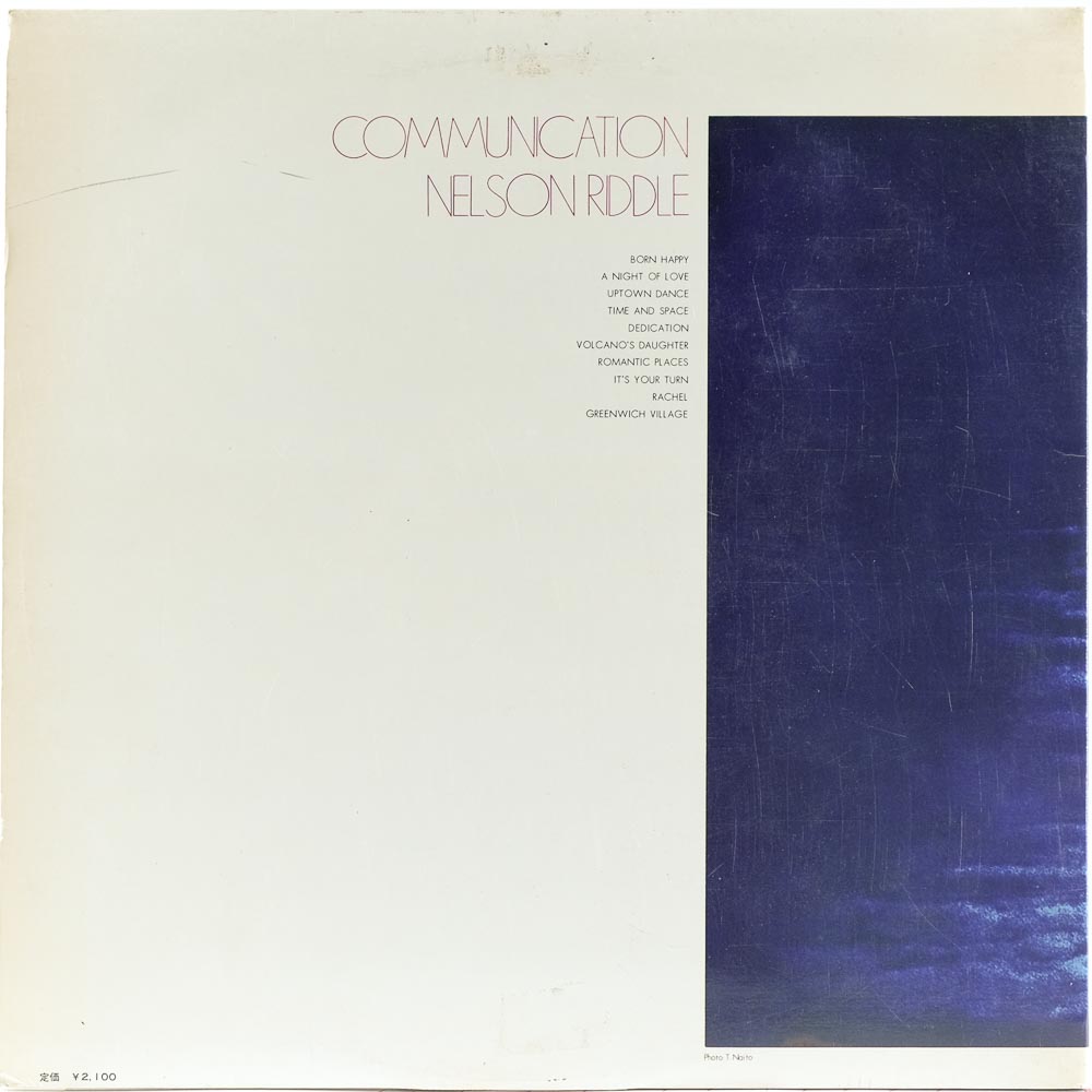 Nelson Riddle - Communication - Raw Music Store