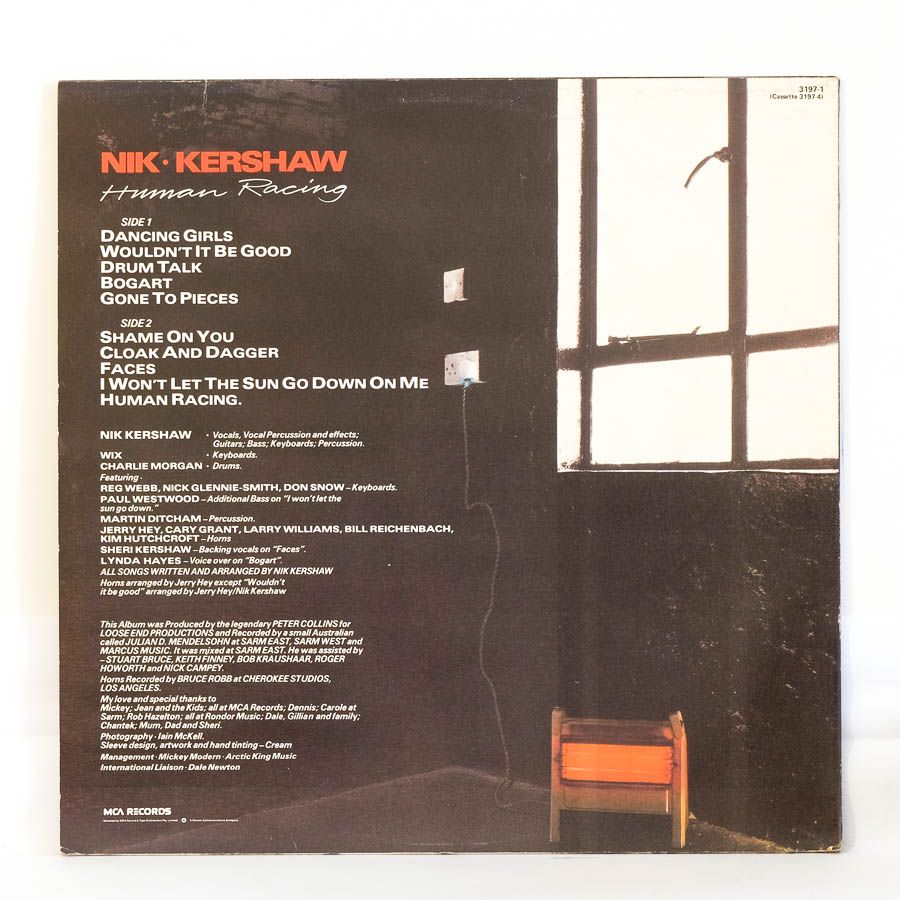 Nik Kershaw - Human Racing - Raw Music Store